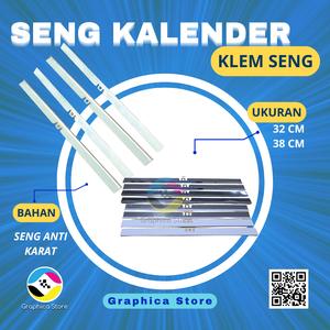 Jual PLAT SENG KALENDER | SENG JEPIT KALENDER | KLEM STAINLESS - 32 cm ...