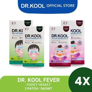 Jual DR.KOOL Fever Kid 2x2 Sachet & Fever Baby 2x2 Sachet -Pleter ...