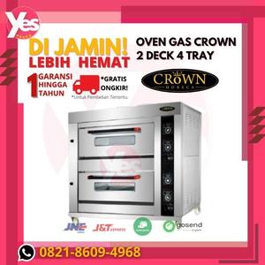 Jual Oven Gas Roti Crown Horeca Yxy-40as Gas Oven Roti 2 Deck 4 Tray ...