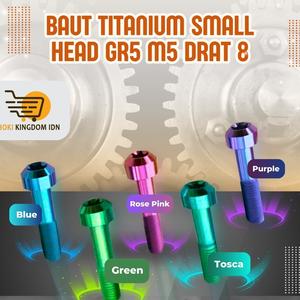 Jual Baut Titanium Gr5 Small Head M5 x 10 15 20 25 30 Drat 8 Asli Thailand - Tosca, 10mm - Kota ...
