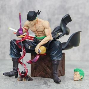 Jual One Piece Zorro Anime Character Mount Roronoa Zorro 15cm Action ...