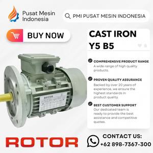 Jual ELEKTRO MOTOR ROTOR Y5 4P 160M-4 11KW/15HP 3PHASE 380/660V B5 ...