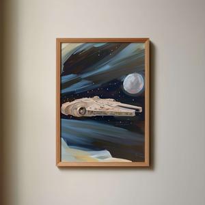 Jual Star Wars Death Star Explosion Art Print | Iconic Battle Scene ...