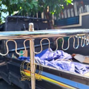 Jual Jemuran Baju Bulat / Gantungan Baju Bulat Bahan Stainless Crom T ...