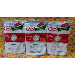 Jual T05. CD/CELANA DALAM/CANCUT/SEMPAK RIDER PUTIH 125 B UK 38-42 ...