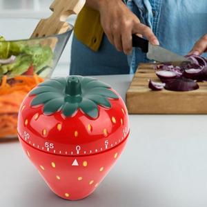 Jual Strawberry Shaped 60 Minutes Kitchen Timer Mechanical Wind-Up ...