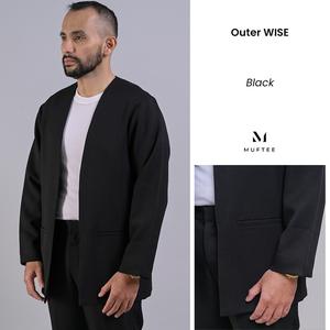 Jual Muftee Outer Wise Warna Black | Dark Grey - Jakarta Barat ...
