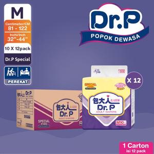 Promo Paket Hemat 12 - DRP Dr. P Adult Diapers Popok Dewasa Special ...