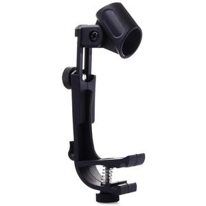 Jual Microphone Pair of Adjustable Stage Drum Clips Mic Rim Snare Mount ...