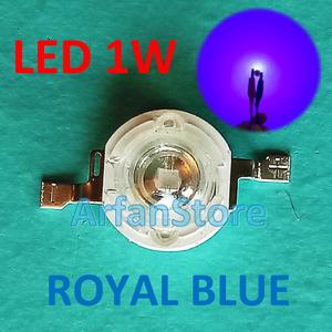 Jual Mur4h LED 1W Royal Blue HPL Warna Biru 445nm High Power Chip 350mA ...