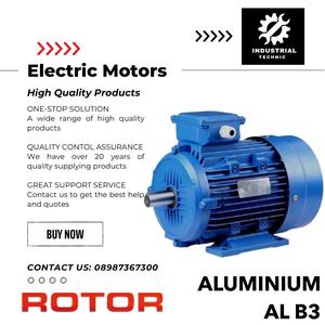Jual DINAMO ELECTRIC MOTOR ROTOR AL 4P 90L 1.5KW/2HP 3PHASE 220/380V B3/ DINAMO MEREK ROTOR ...