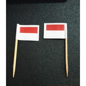Jual WEGO!! 100 pc -Topper Bendera Merah Putih-Tusuk gigi bendera Merah ...