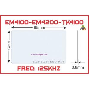 Jual 4WET KARTU RFID - EM 125 KHZ (TIPIS) STANDAR PRINTABLE / BISA ...