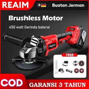 Jual ad5! Reaim Gerinda baterai cordless brushless Mesin Gerinda tangan ...