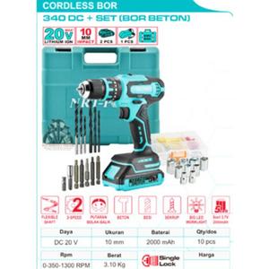 Jual ad5! Versi Terbaru ..NRT-PRO DC340 Bor Cordless Drill Baterai ...