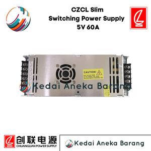 Promo CZCL Slim Switching Power Supply PSU Tipis 5V 60A 5 Volt 60 Ampere Fan - Kota Palembang ...