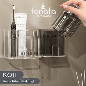 Jual 【TANATA】KOJI Rak Tempel Sikat Gigi Mudah Organiser Dinding Gosok ...