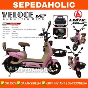 Jual Sepeda Listrik EXOTIC VELOCE V2 BY PACIFIC 500 Watt Electric E ...
