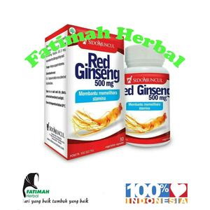 Jual Red Ginseng Sidomuncul- Sido Muncul- Meningkatkan stamina - 30 ...