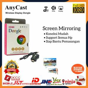 Jual [COD] ANYCAST DONGLE SCREEN MIRRORING DARI HP KE TV LED / ANYCASH DONGEL MIRACAST WIFI ...