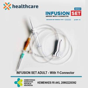 Jual HEALTHCARE INFUSION SET & WITH Y CONNECTOR ADULT / CHILD - Dewasa ...