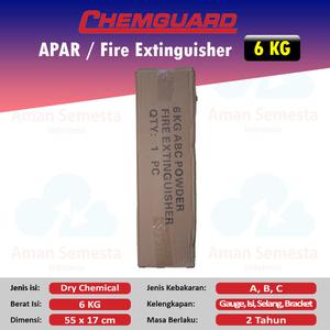 Jual Dojima - Apar 6 Kg Abc Dcp Powder Chemguard Alat Pemadam Api Fire ...