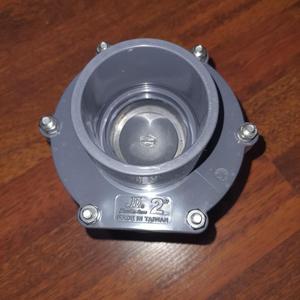 Jual Swing check valve 2 inch pvc/ Klep Tabok 2 inci.Merek KDJ Taiwan ...