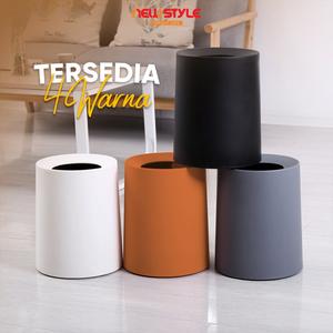 Jual NEW SERIES NEWSTYLE TEMPAT SAMPAH BULAT E100 TRASH BIN / TONG ...