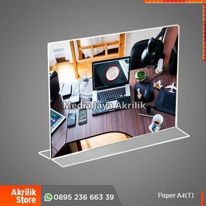 Jual Display menu / tent card / menu akrilik / papan menu A4 mja - Kota ...