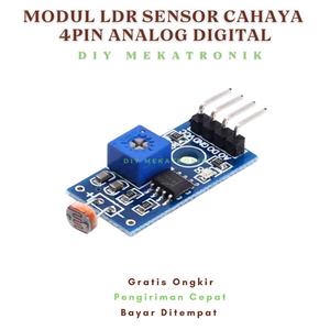 Jual T05. Modul LDR Sensor Cahaya 4Pin Analog Digital For Arduino Uno ...