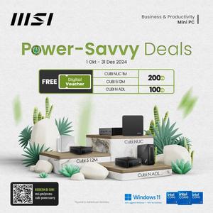 Jual PTR MSI Mini Pc Cubi N ADL Kit Barebone - Intel Alder Lake N100 ...