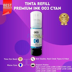 Jual T05. Tinta Premium Ink Epson 003 Refill Printer L1110 L3110 L3150 ...