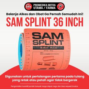 Jual SAM Splint 36 inch / 91.4 cm - Untuk tulang yang retak atau patah ...
