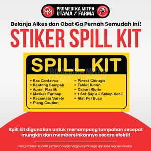 Jual Sticker Spill Kit / Spill Kit Medis Untuk Penanganan Tumpahan ...