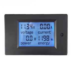 Jual Digital Volt Amp Watt Ampere Kwh Meter Voltmeter DC 100A Ammeter ...