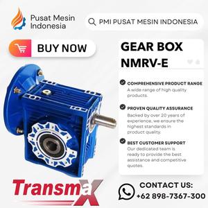 Jual GEARBOX WORM GEAR TRANSMAX NMRV-E 063 RATIO 1:7.5 - 1:100 GEAR BOX ...