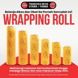Jual WRAPPING ROLL | Plastik Wrap | PLASTIK KEMASAN MAKANAN | Peralatan ...