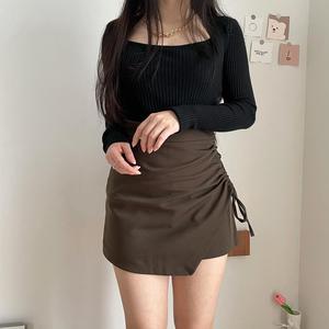 Jual MODAMYTH LB16 - Rok Celana Serut Wanita Korean Style / Rok Pendek ...