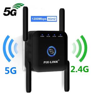 Jual PIX-LINK 5G WiFi Repeater Wi Fi Amplifier 5Ghz Long Range Extender 1200M Wireless Booster ...