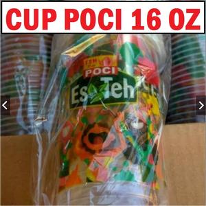 Jual 4MAN gelas teh poci 16oz SLOP isi 50 cup 16 oz ASLI 100% - Kab ...