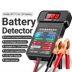 Jual Battery Tester Baterai Aki Accu Mobil Digital Voltmeter Analyzer ...