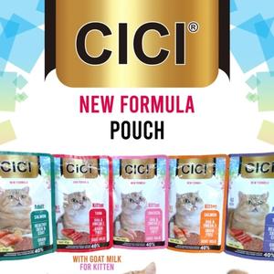 Jual CICI New Formula Pouch 85 GR Wet Cat Food Makanan Kucing Basah ...