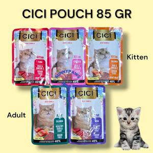 Jual CICI New Formula Pouch 85 GR Wet Cat Food Makanan Kucing Basah ...