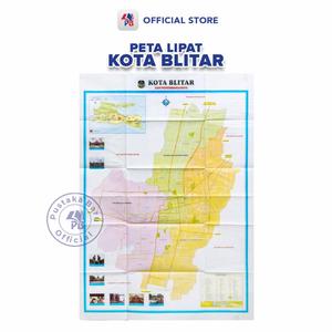 Jual Peta Kota Blitar / Peta Lipat Lembaran Kota Blitar * - Kota Bogor ...