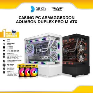 Jual Casing PC Gaming Armaggeddon Aquaron Duplex Pro m-Atx - Kota ...