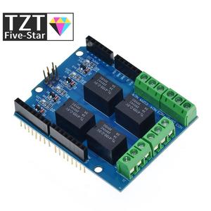 Jual 4 channel 5v relay shield module, Four channel relay control board ...