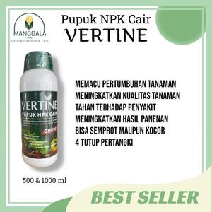 Jual Rediy Pupuk NPK Cair Verti Vertine Grow Masa Pertumbuhan Tanaman 500 ml - Kab. Sidoarjo ...