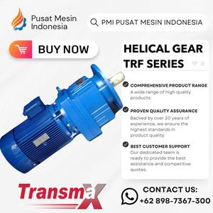 Jual HELICAL GEAR MOTOR TRANSMAX FLANGE TRF 147 YDT250M4 55KW / 75HP ...