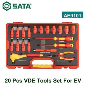 Jual Tool Kit Set Listrik 20 Pcs - AE9101 VDE Tools Set For EV Sata ...