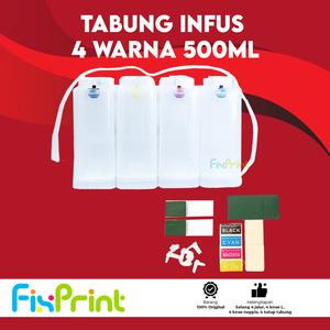 Jual Tabung Infus 4 Warna 500ml Tabung Printer Modif Infus Tank Ink ...